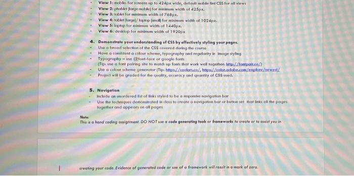 Solved This project will demonstrate your ability to: Create | Chegg.com