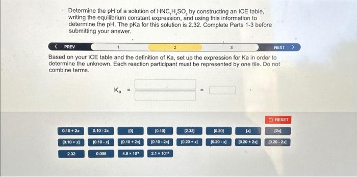 Solved Determine the pH of a solution by constructing an ICE | Chegg.com