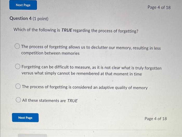 Solved Which of the following is TRUE regarding the process | Chegg.com