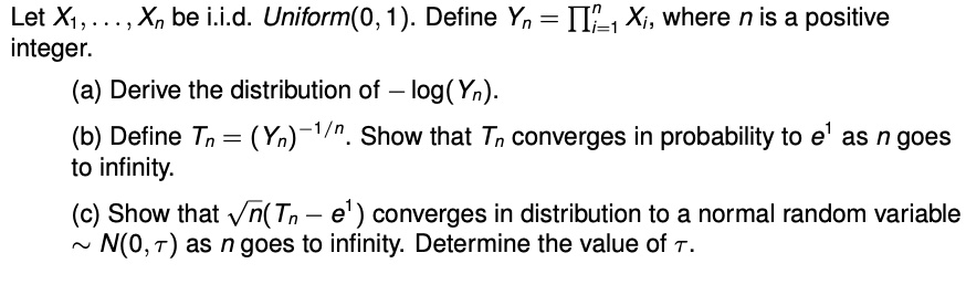 Please derive the solutions for (b) ﻿and (c) | Chegg.com