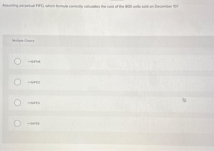 Solved Applying Excel 6: Perpetual FIFO - Cost of goods sold | Chegg.com
