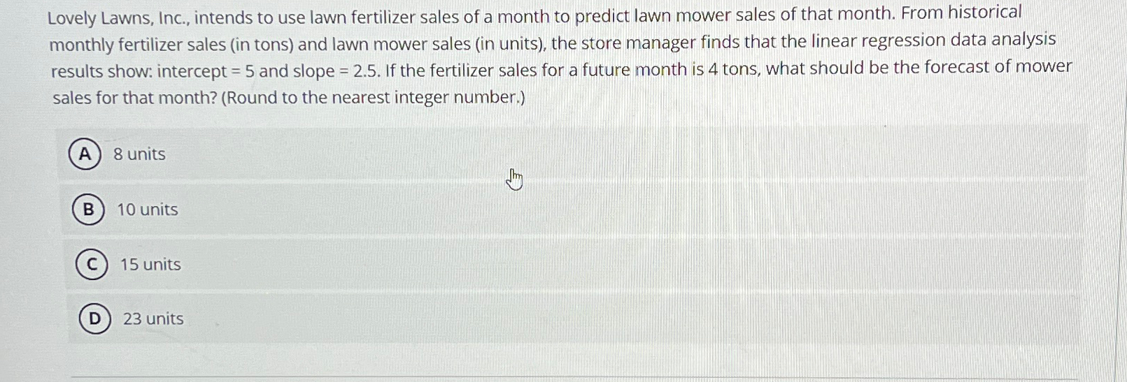 Solved Lovely Lawns, Inc., intends to use lawn fertilizer | Chegg.com Solved Lovely Lawns, Inc., intends to use lawn fertilizer | Chegg.com