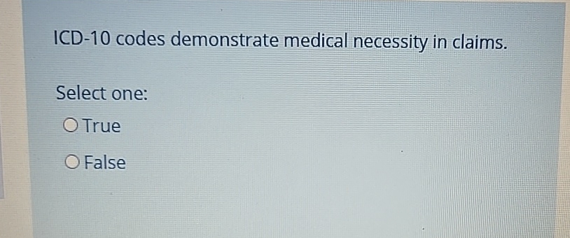Solved ICD-10 ﻿codes demonstrate medical necessity in | Chegg.com