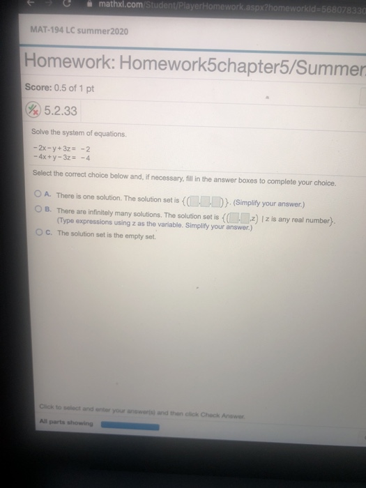 Solved mathxl.com/Student/Player | Chegg.com