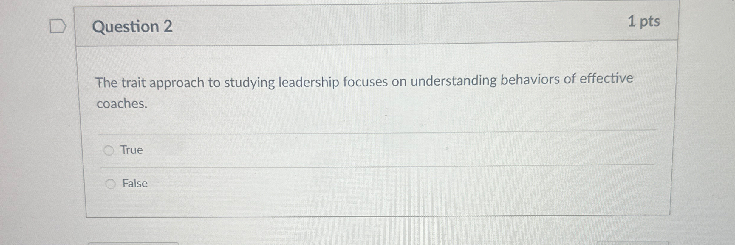 Solved Question 21 ﻿ptsThe trait approach to studying | Chegg.com