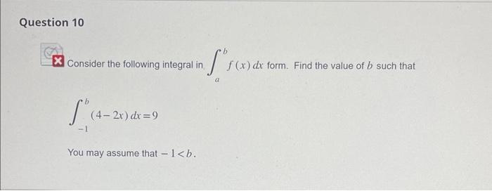 Solved Consider the following integral in ∫abf(x)dx form. | Chegg.com