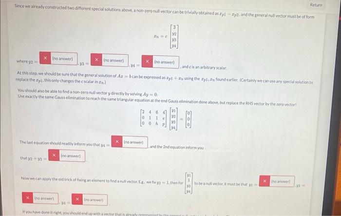 Solved linear algebra need help figuring out the rest of | Chegg.com