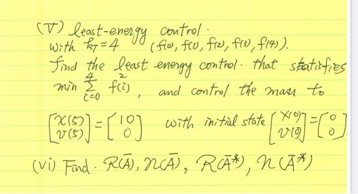 Solved Prob.7: "Unit Mass" control The equation of motion | Chegg.com
