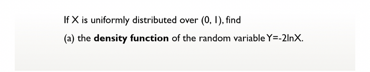Solved If x ﻿is uniformly distributed over (0,I), ﻿find(a) | Chegg.com