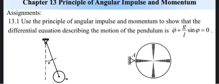 Solved Chapter 13 Principle of Angular Impulse and Momentum | Chegg.com
