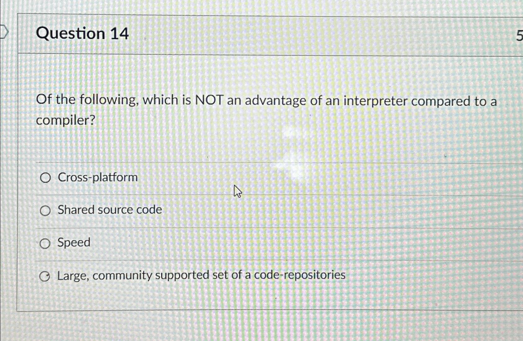 Solved Question 14Of the following, which is NOT an | Chegg.com