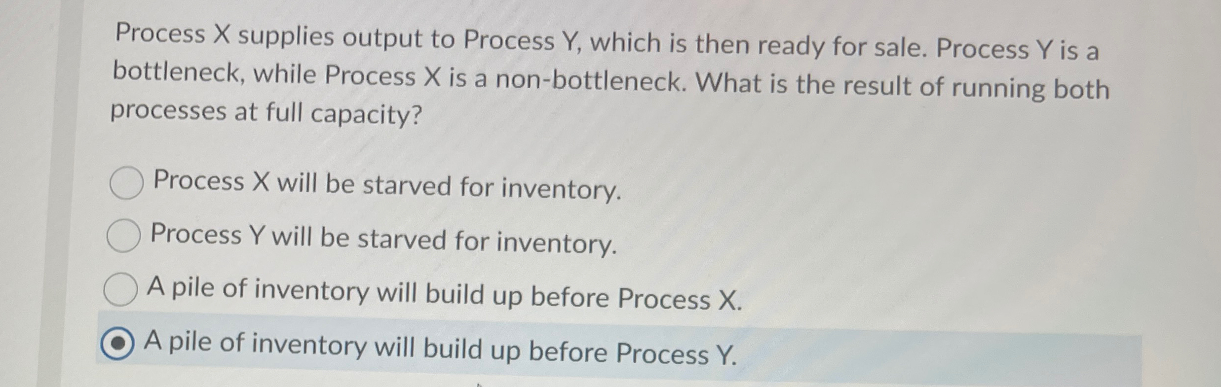 Solved Process x ﻿supplies output to Process Y , ﻿which is | Chegg.com