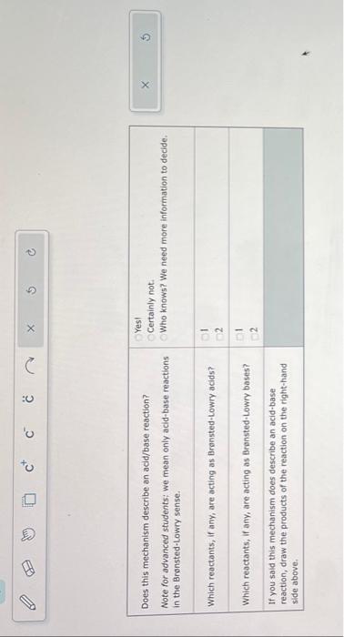 Solved Consider this organic mechanism: Click and drag to | Chegg.com