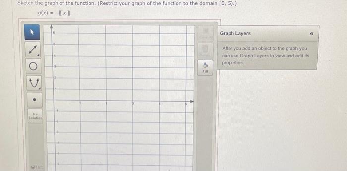 Solved g(x)=−∥x∥ Graph Layers After you add an object to the | Chegg.com