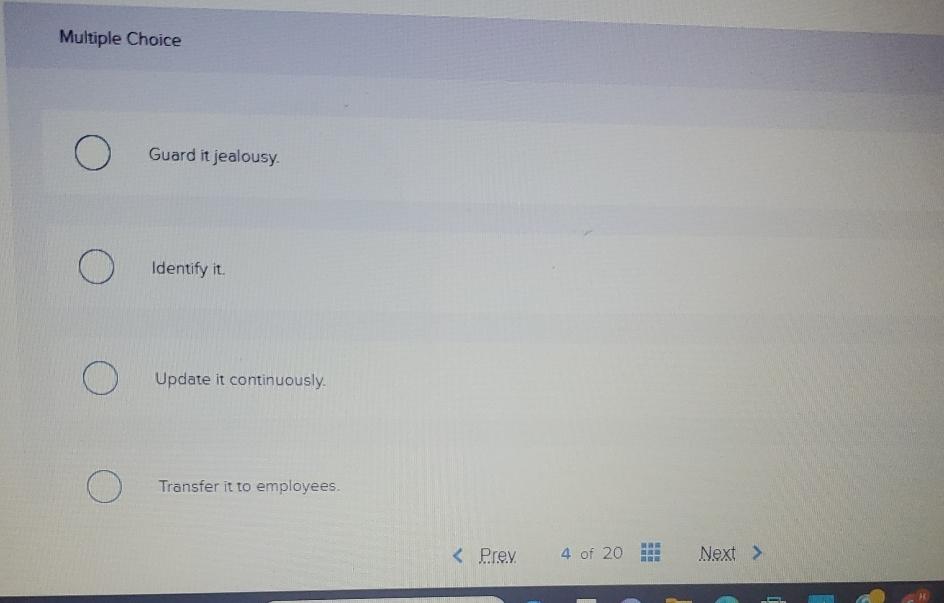 Solved Multiple ChoiceGuard it jealousy.Identify it.Update | Chegg.com