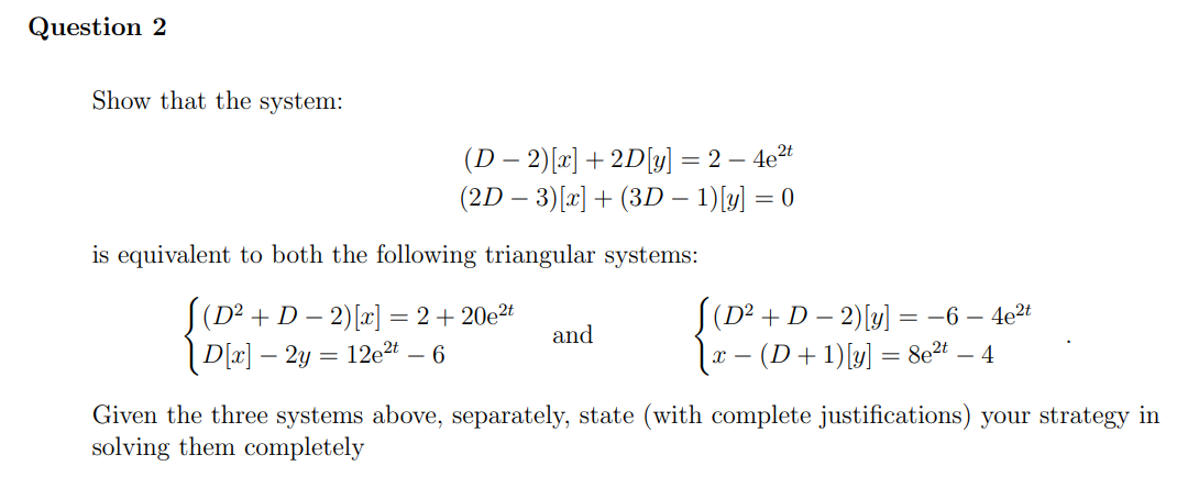 Solved Question 2Show that the | Chegg.com
