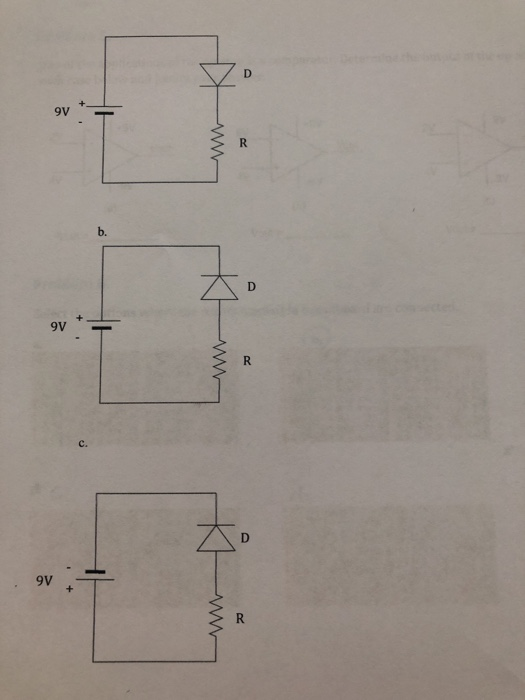 Solved Determine if any current will flow through the diode | Chegg.com