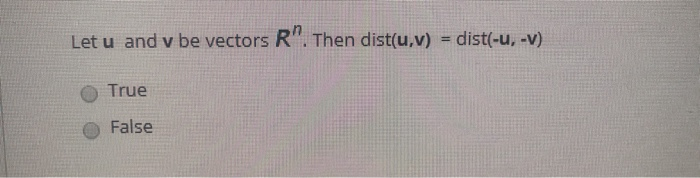 Solved Let u and v be vectors R Solved Let u and v be vectors R