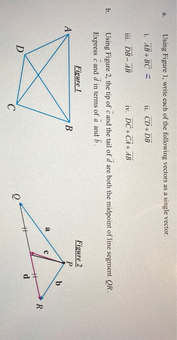 Solved a. Using Figure 1, write each of the following | Chegg.com
