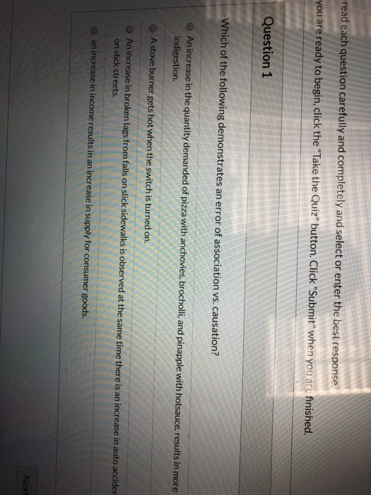 Solved read each question carefully and completely and | Chegg.com