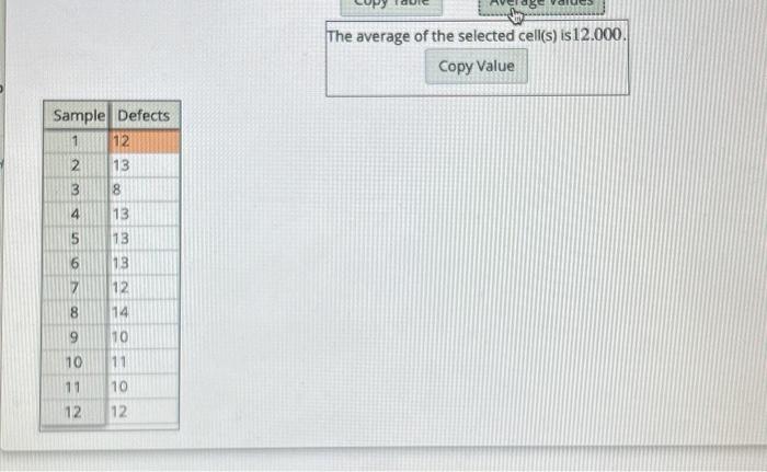Solved Smith and johnson Motors has decided to use a c-Chart | Chegg.com
