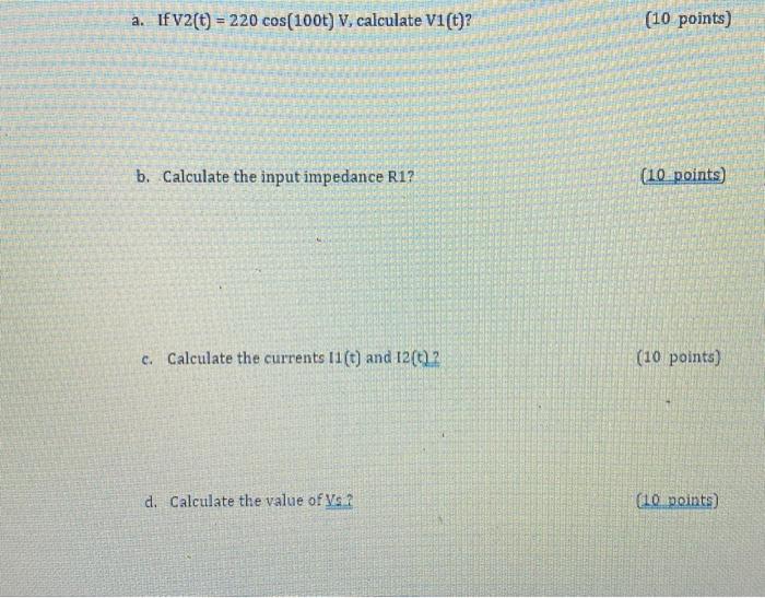 Solved Question 3 [30 points) a) Compute the admittance (Y) | Chegg.com