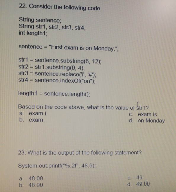 Solved 2 Suppose Sum And Num Are Int Variables And The