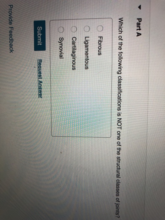 Solved Part A Which of the following classifications is NOT | Chegg.com