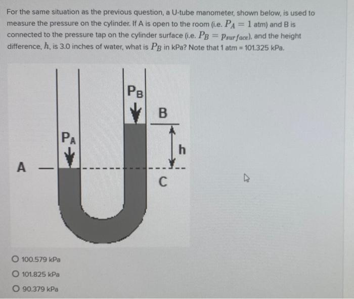 Solved There is a pitot-static probe in the wind tunnel | Chegg.com