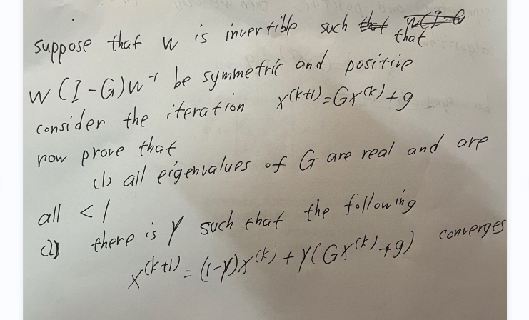 Solved this is a numerical linear algebra problem, the full | Chegg.com