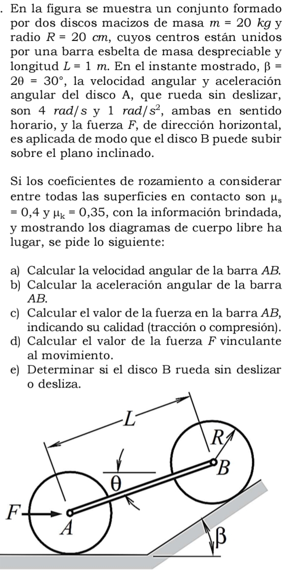 En la figura se muestra un conjunto formado por dos | Chegg.com