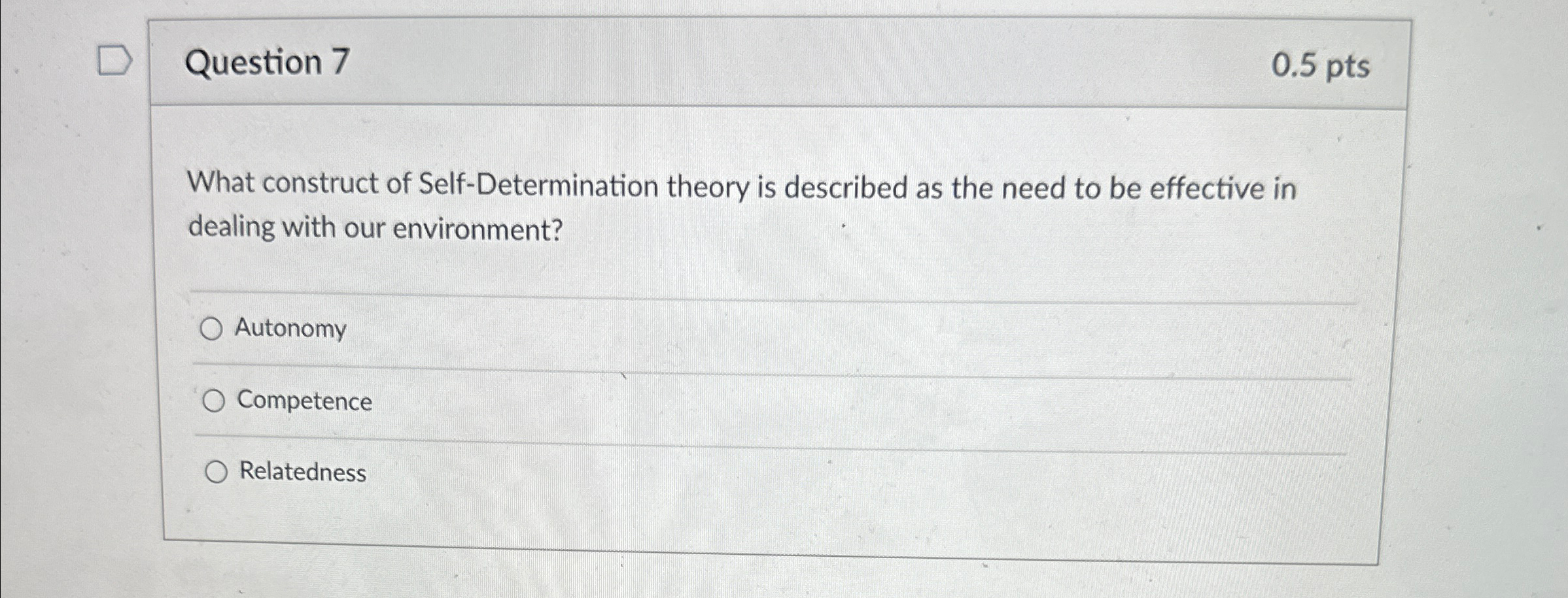 Solved Question 70.5 ﻿ptsWhat construct of | Chegg.com