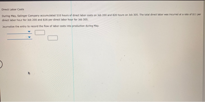 Solved Direct Labor Costs During May Salinger Company Chegg solved-direct-labor-costs-during-may-salinger-company-chegg