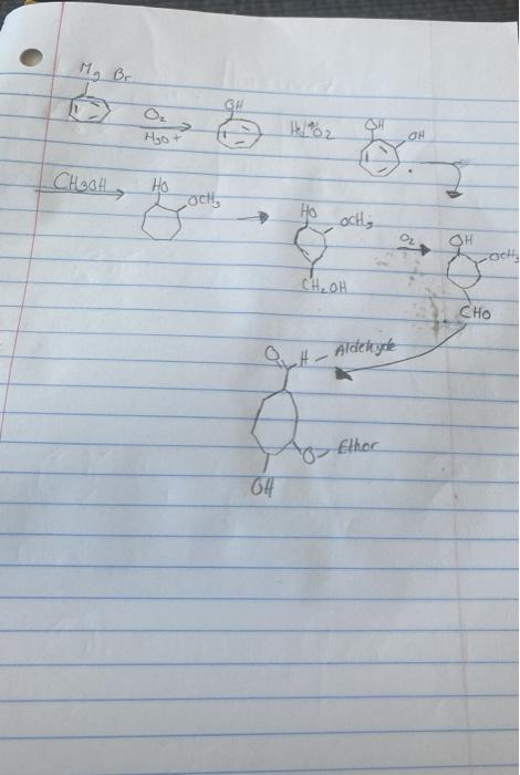 Solved Mg Br. GH Hot OH CHOOH Ho اس Loch, Ho och; OH CH, OH | Chegg.com