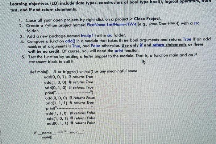 Learning objectives (LO) include data types, | Chegg.com Learning objectives (LO) include data types, | Chegg.com