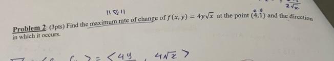 Solved Problem 2: (3pts) Find the maximum rate of change of | Chegg.com