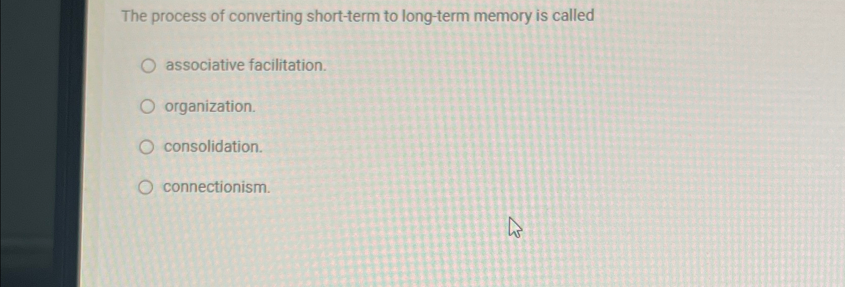 Solved The process of converting short-term to long-term | Chegg.com