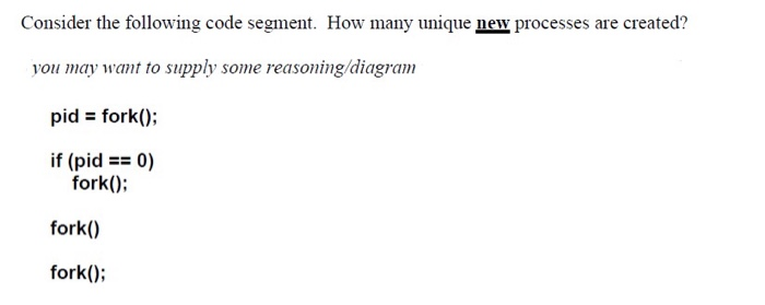 Solved Consider the following code segment. How many unique | Chegg.com