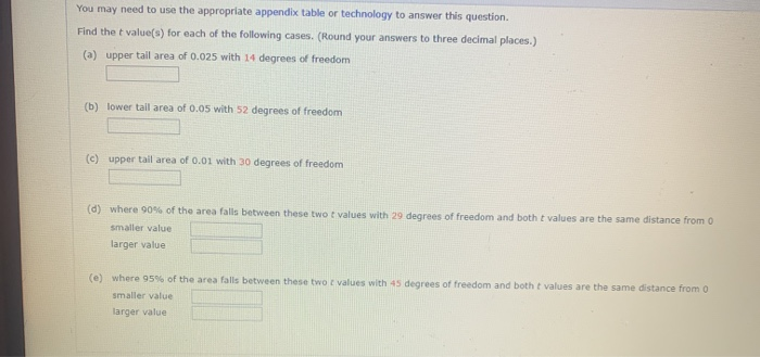 Solved You may need to use the appropriate appendix table or | Chegg.com