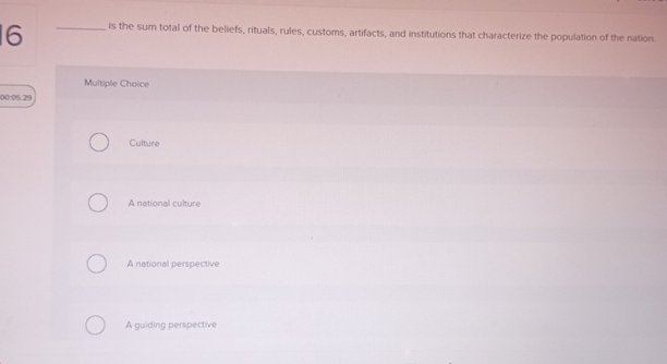 Solved 6is the sum total of the beliefs, rituals, rules, | Chegg.com