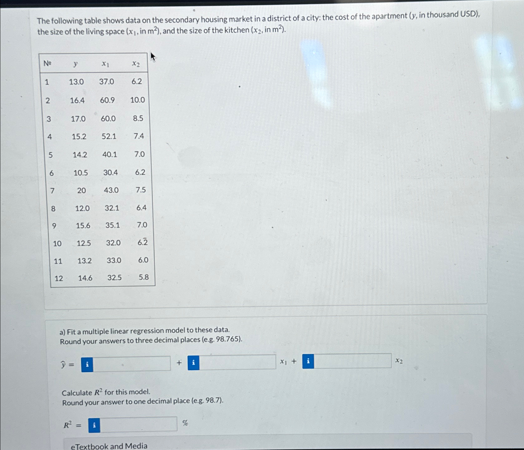 Solved The following table shows data on the secondary | Chegg.com