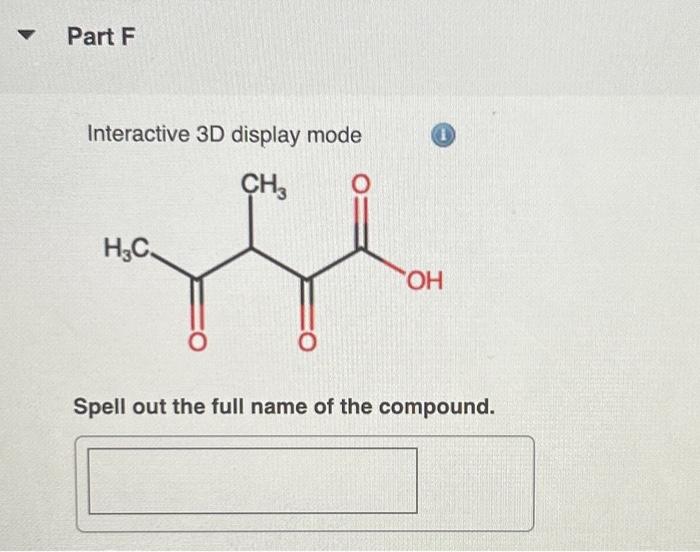 Solved Interactive 3D display mode Spell out the full name | Chegg.com
