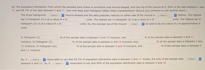 Solved Histograms of random sample data are often used as an | Chegg.com