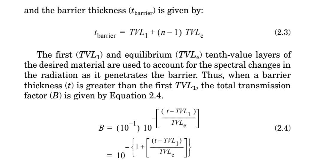 Solved and the barrier thickness (tbarrier ) is given by: | Chegg.com