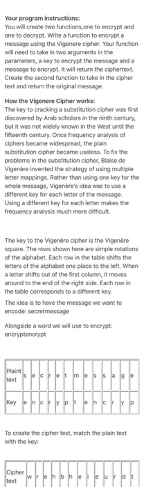 Solved Your program instructions: You will create two | Chegg.com