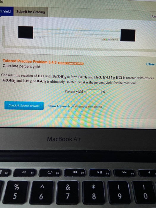Solved Id nt Yield Submit for Grading Cur Tutored Practice | Chegg.com