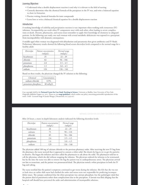 3. After the preliminary laboratory results, which | Chegg.com