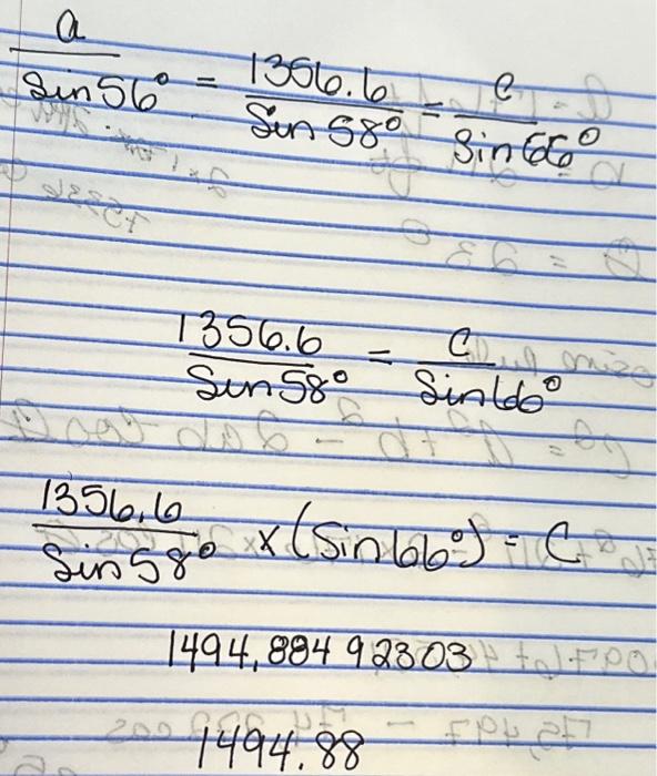Solved The surveyors measured the angles between them and | Chegg.com