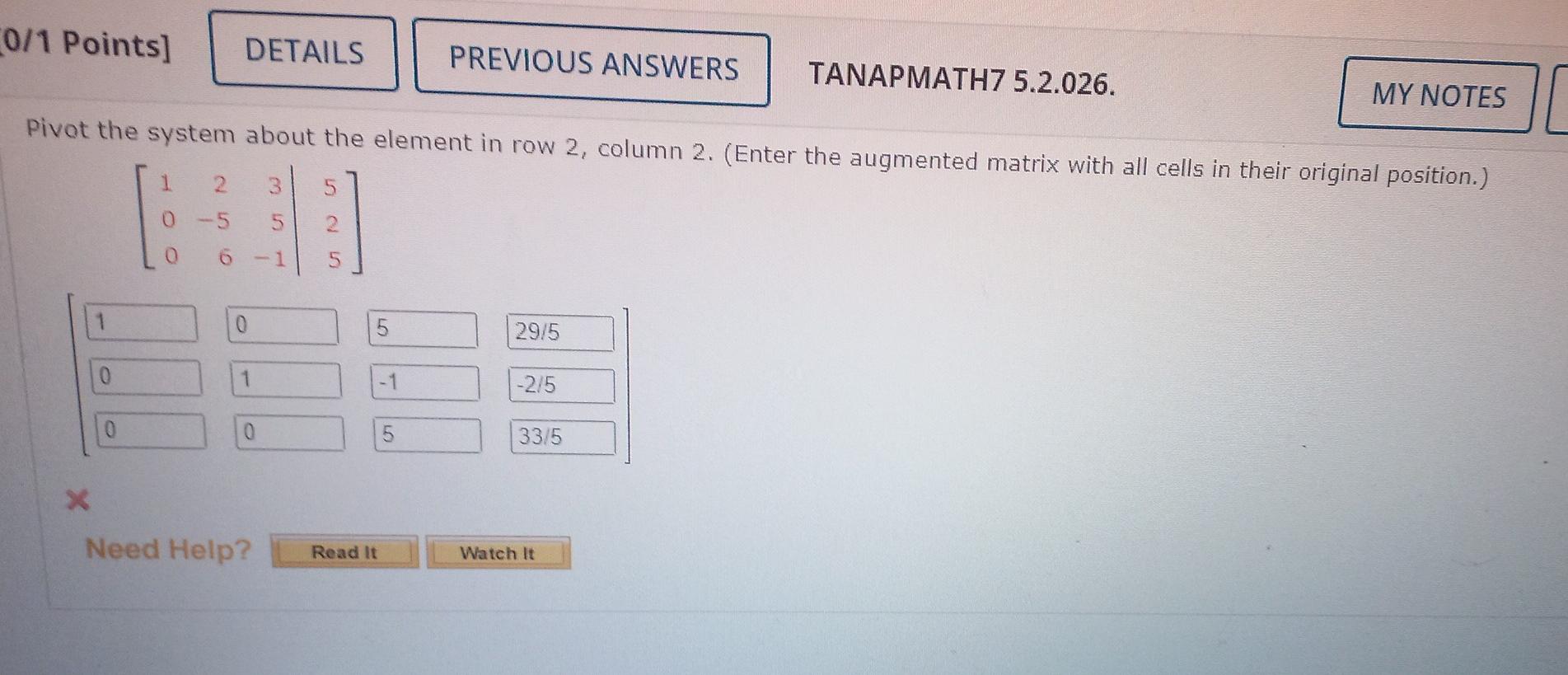 Solved 0/1 Points] DETAILS PREVIOUS ANSWERS TANAPMATH7 | Chegg.com