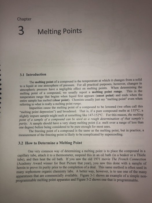 Solved Recrystallization and Melting Points Complete the | Chegg.com